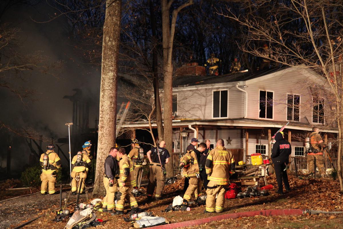 Firefighters battle Sunday afternoon house fire near Dickerson ...