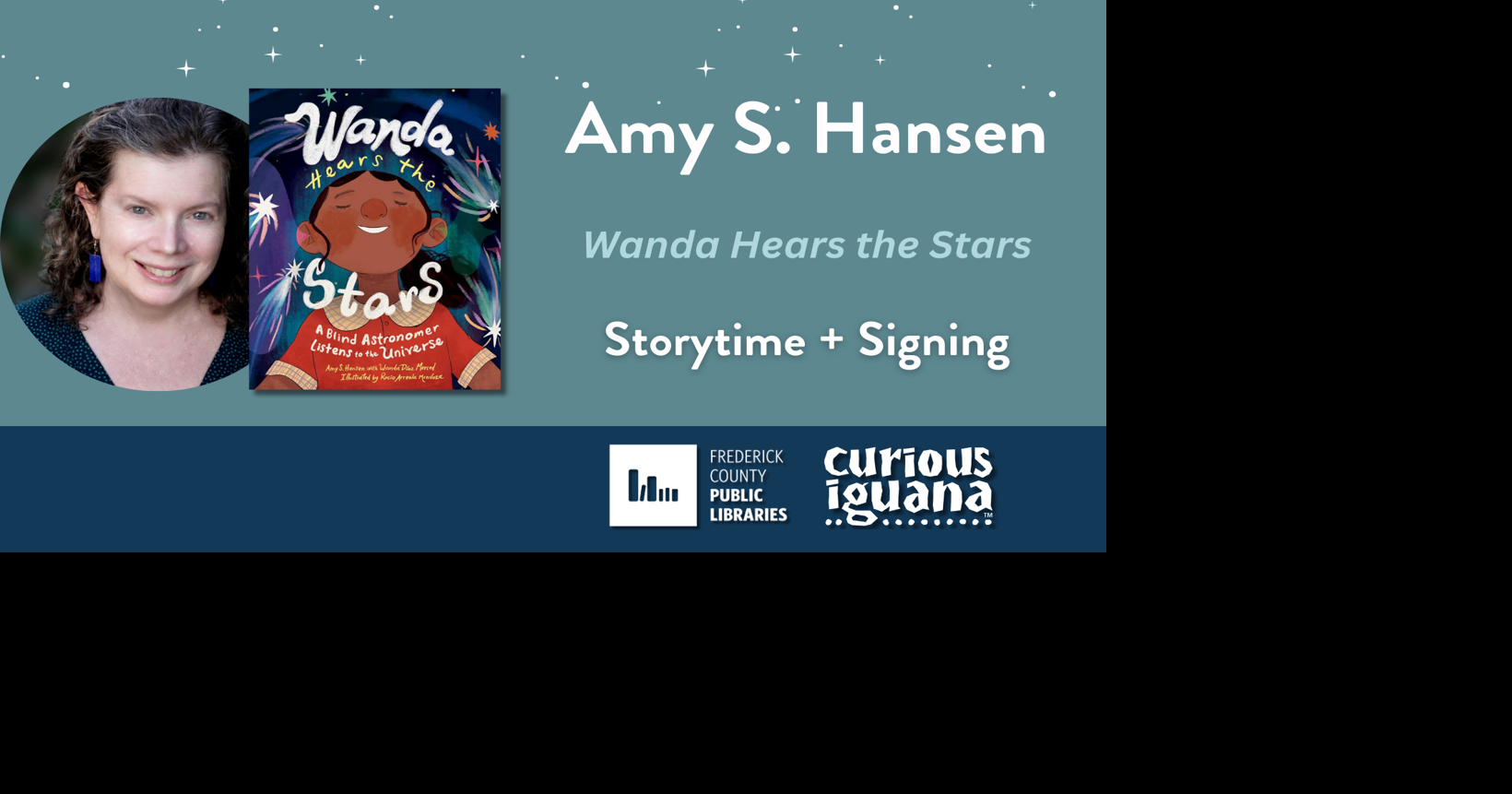 Curious Iguana Event - Amy S. Hansen Promotional Image ...