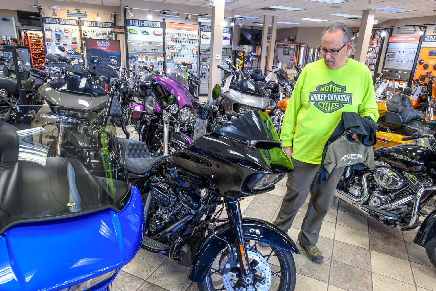 Harley-Davidson customers reminisce as Frederick dealership winds down ...