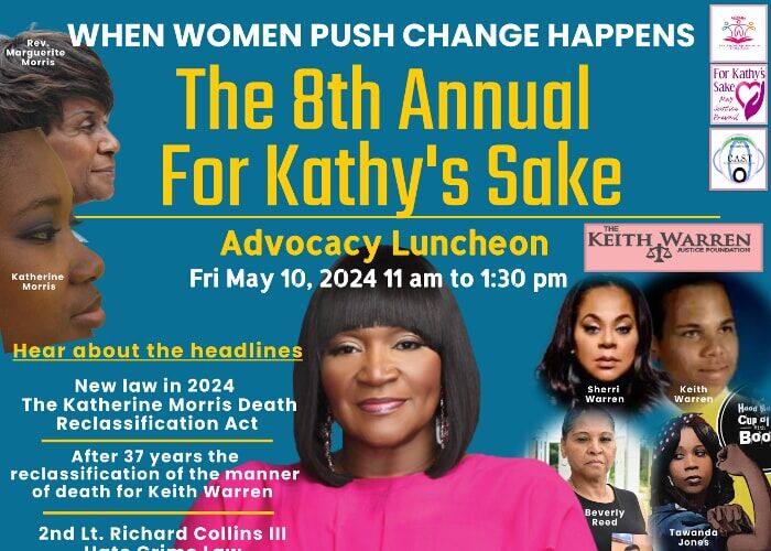 For Kathy's Sake 8th Annual Advocacy Luncheon: "When Women Push Change ...