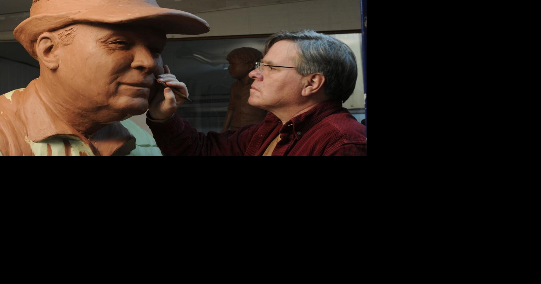 A new sculpture in Culler Lake aims to immortalize fly fisherman Lefty ...