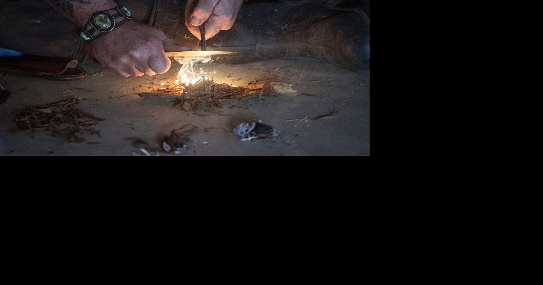 Class teaches elements of one of mankind's basic skills, creating fire ...