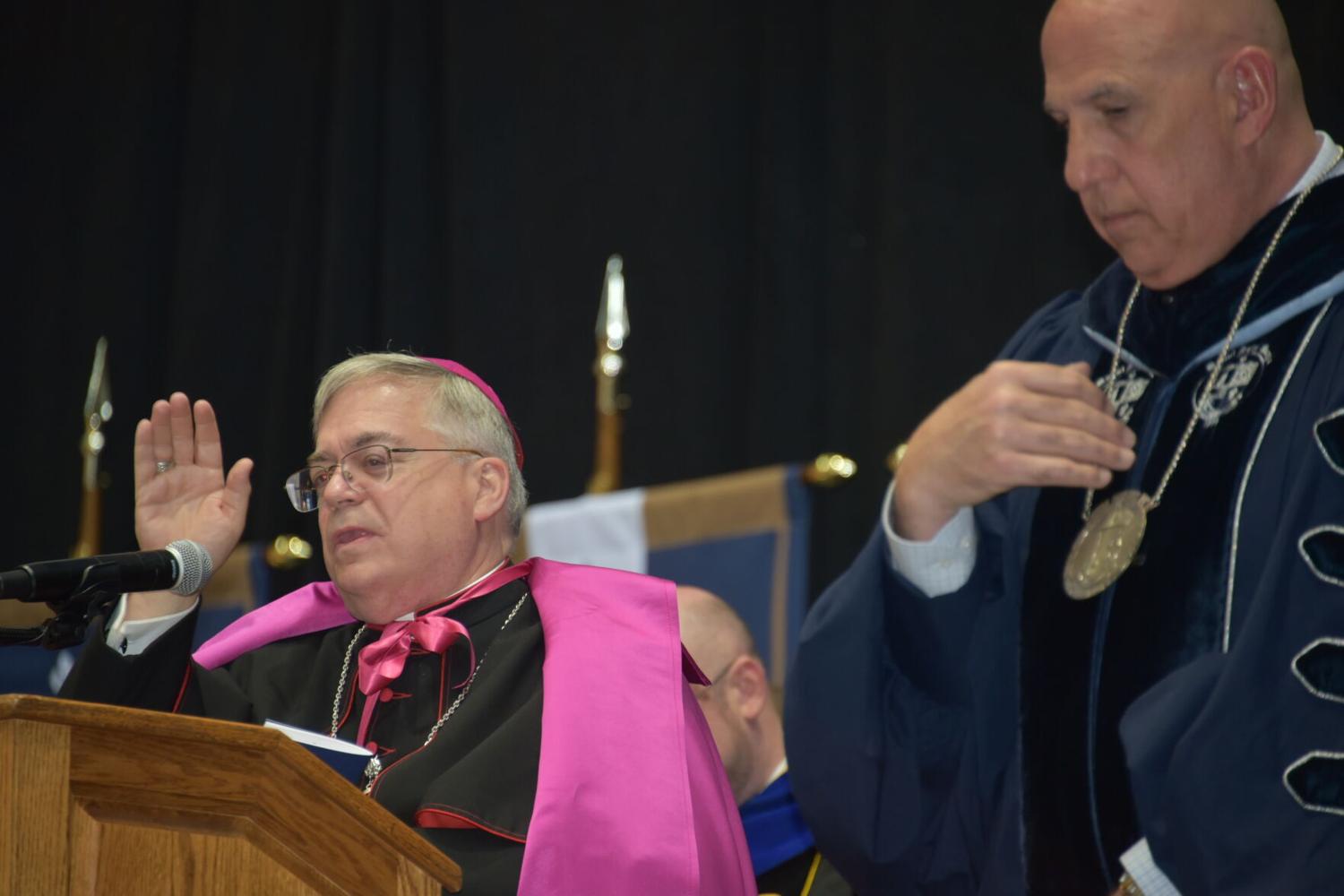Joyce inaugurated as Mount St. Mary's president; promises continued ...