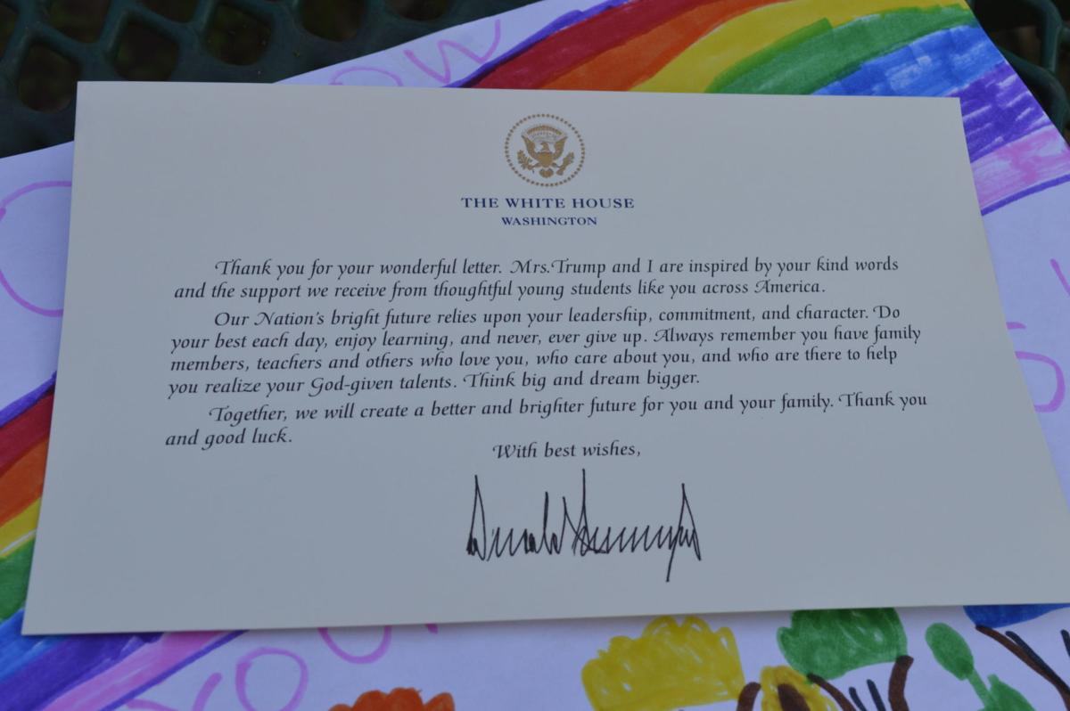 Brunswick girl receives thank-you note from President Trump | Brunswick ...