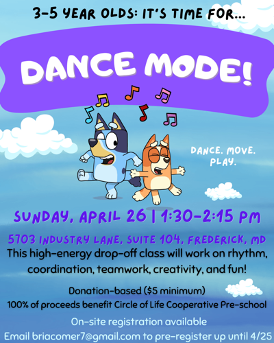 Dance Mode Fundraiser Class | Family Fun | fredericknewspost.com