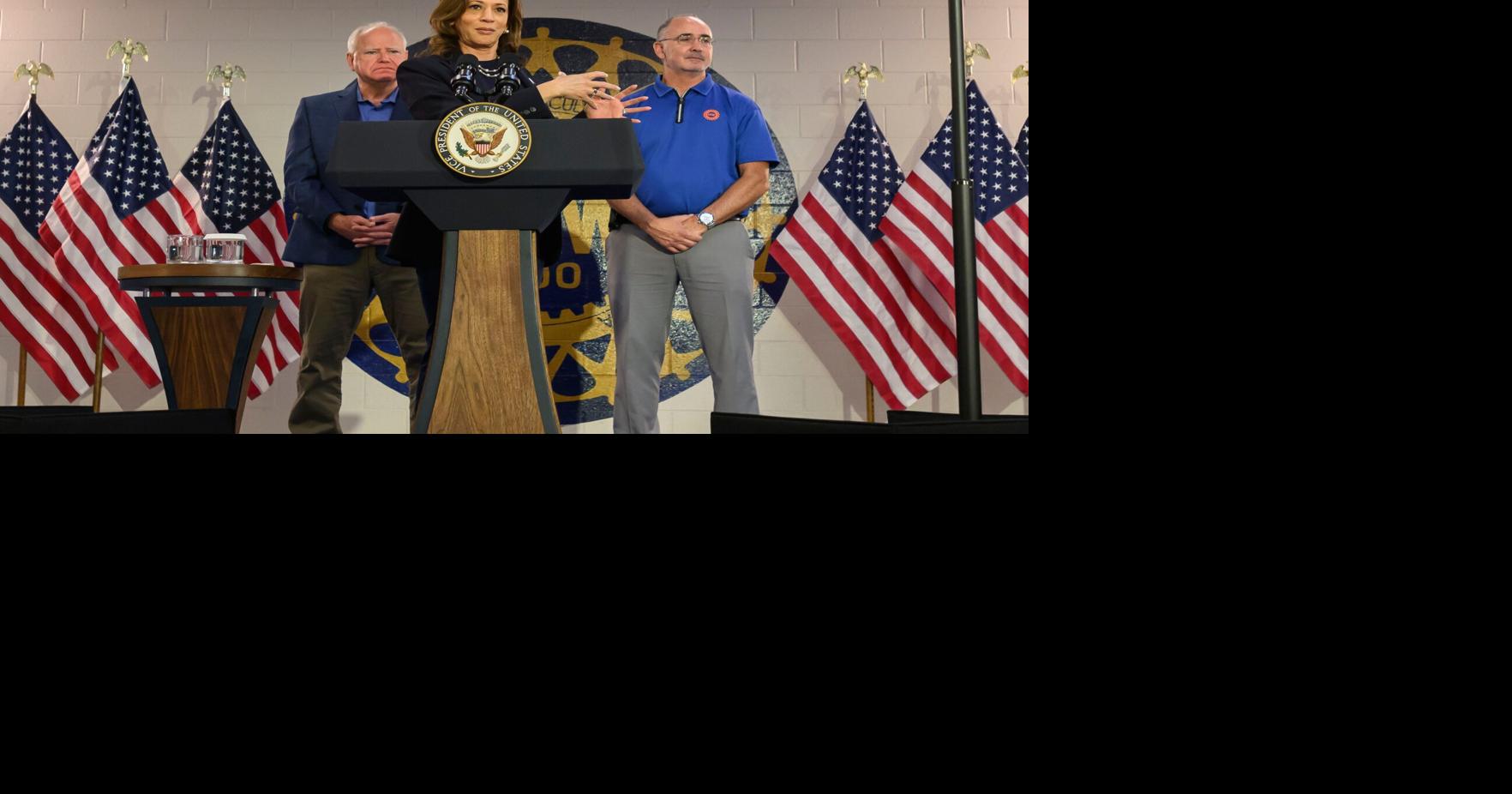 The latest battleground stop for Harris and Walz is Arizona, where a VP ...