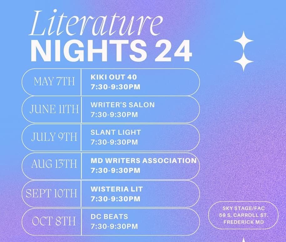 Literature Night at Sky Stage | Other | fredericknewspost.com