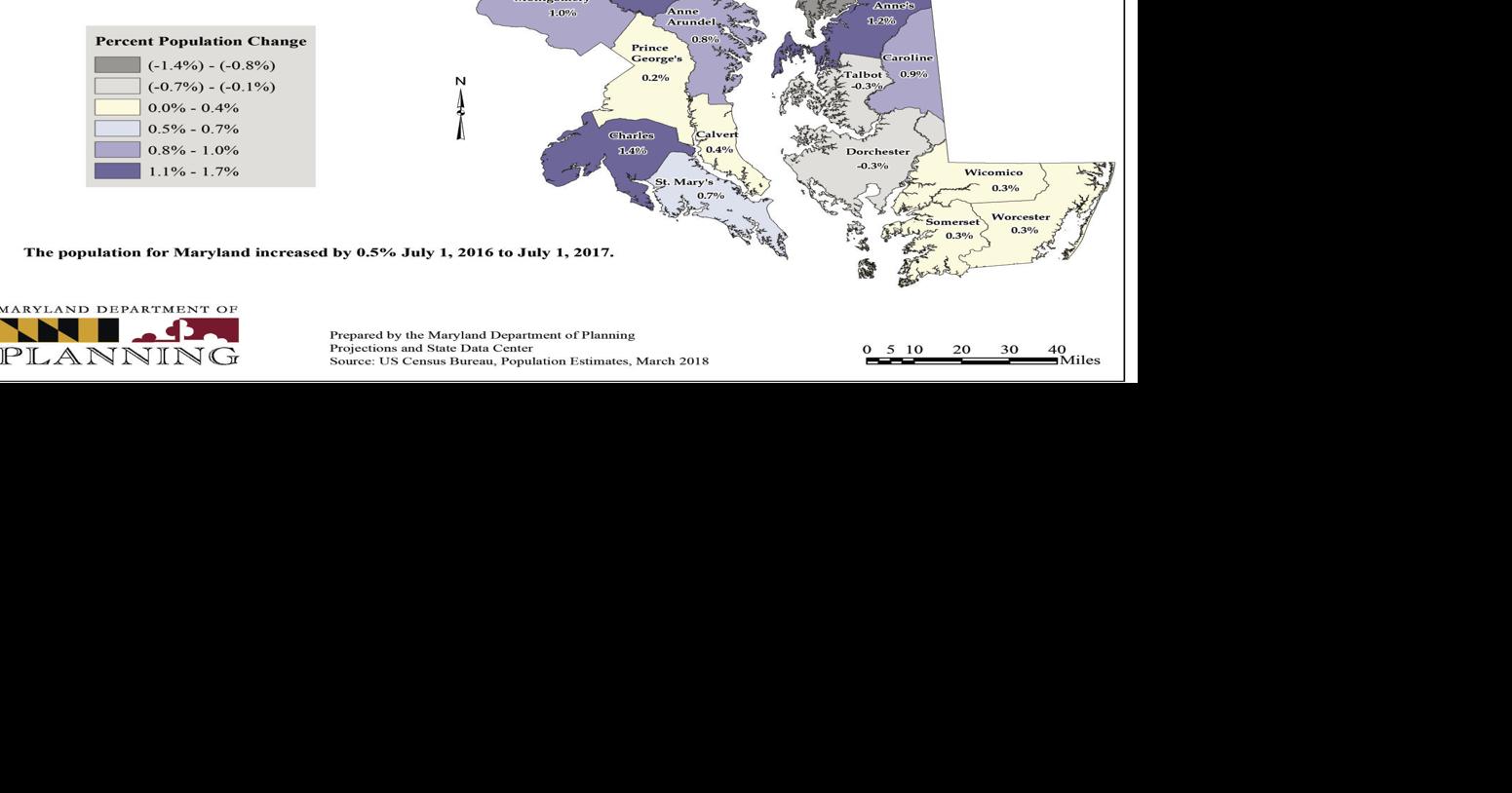 Census: Frederick County outpaced other Maryland counties in population ...