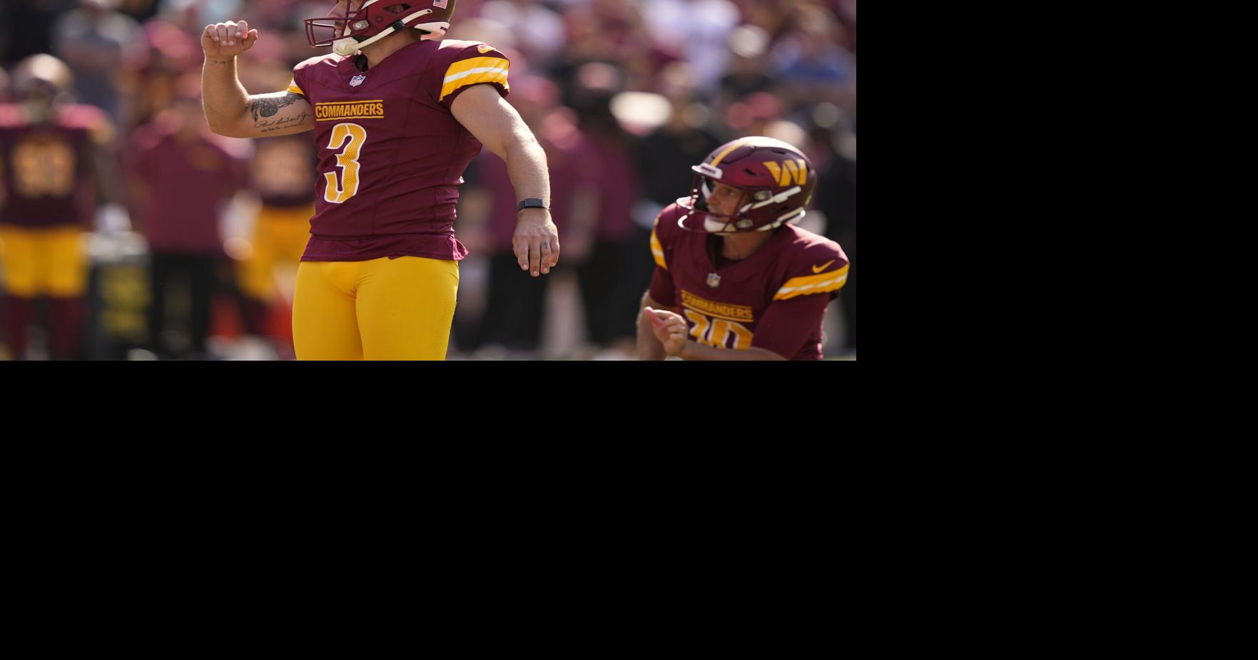 Seibert goes from kicking at a pine tree to 7-for-7 in his first game ...