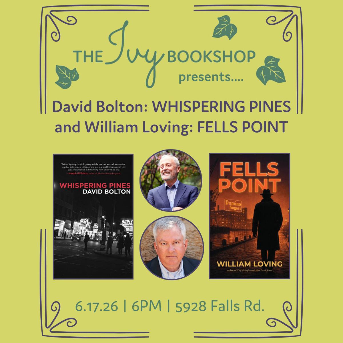 Author Conversations and Joint Book Launch with David Bolton’s ...