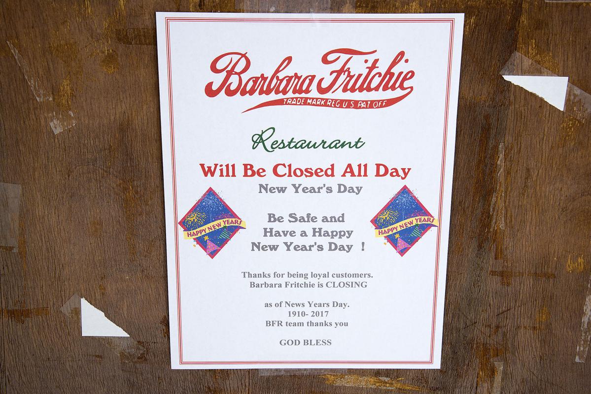 Local landmark Barbara Fritchie Restaurant closes after 107 years ...