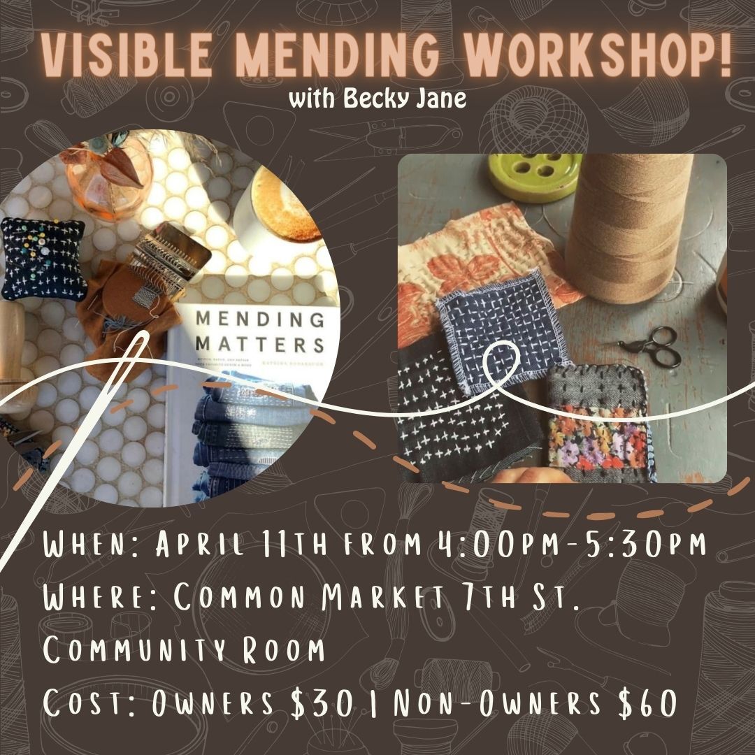 Visible Mending Workshop | Classes, workshops & lectures | fredericknewspost.com