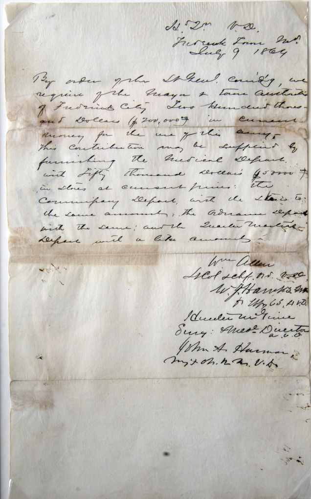 Documents tell story of Frederick ransom | Human Interest ...