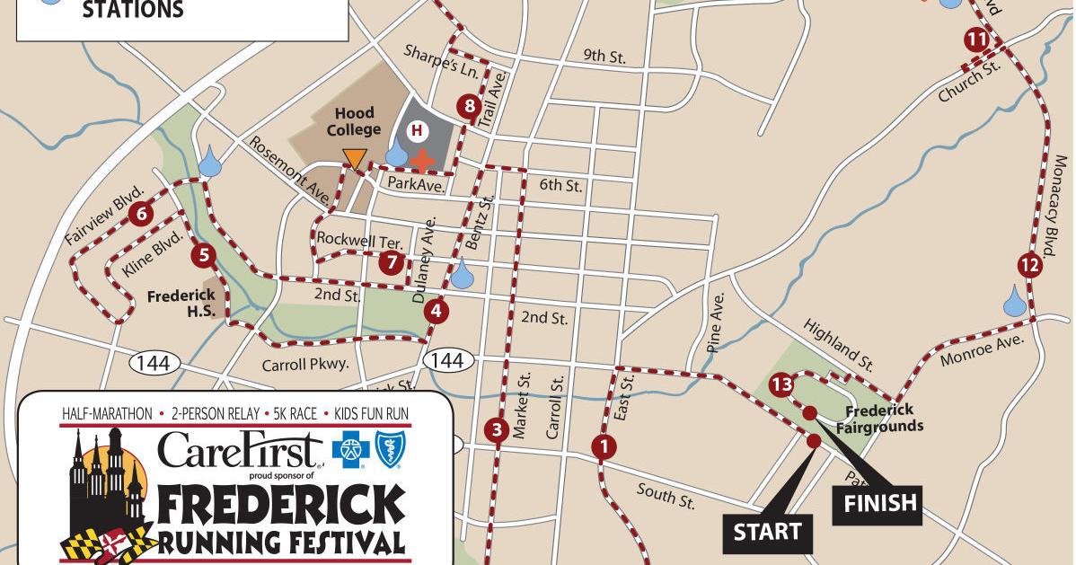 New route, same beloved traditions in this year's Frederick Running ...