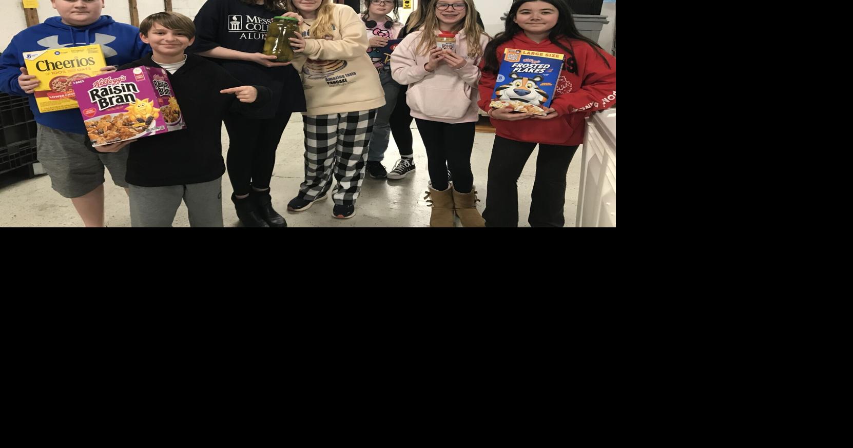 New Market Middle School volunteer at food bank | Announcements ...