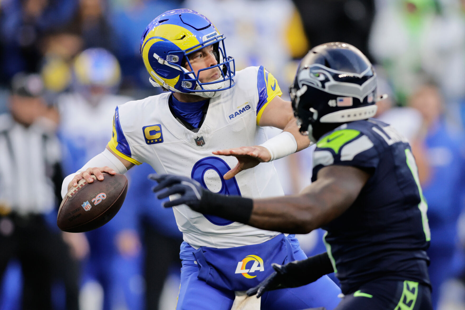 Matthew Stafford edges Drake Maye for the AP NFL Most Valuable Player award | Professional: All ...