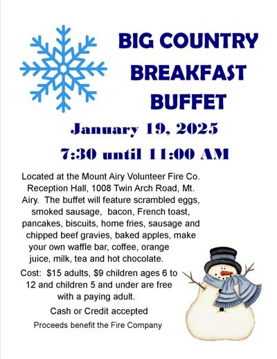 Big Country Breakfast Buffet | Family Fun | fredericknewspost.com
