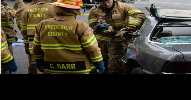 Volunteer firefighters tear cars apart in annual drill | Vehicular ...