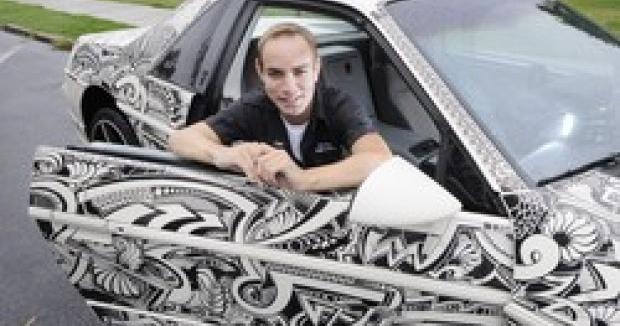 For Sharpie artist Chris Dunlop, cars are his canvas | Archive ...