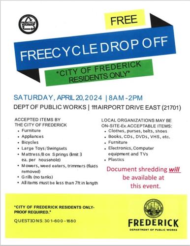 Freecycle Event (for Frederick City Residents Only) | Other ...