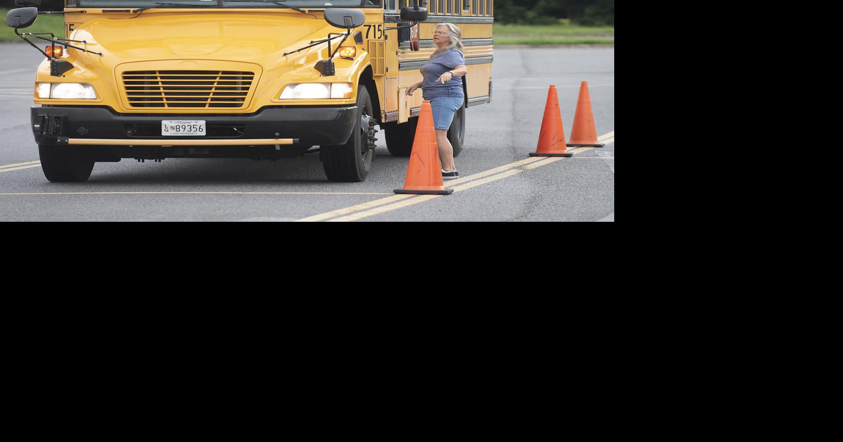 A look at how drivers get behind the wheel of an FCPS school bus ...