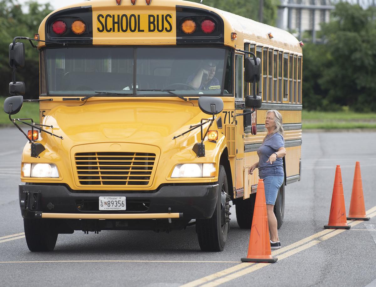 A look at how drivers get behind the wheel of an FCPS school bus ...