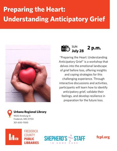 Preparing the Heart: Understanding Anticipatory Grief | Classes, workshops & lectures ...