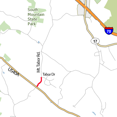 Daytime closure of Mount Tabor Road near Old National Pike to begin ...