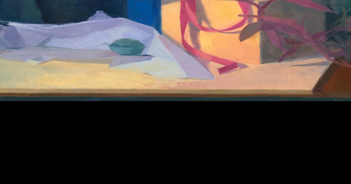 Art Talk: ‘Obscured & Found’ contemporary paintings by Marie Riccio at ...