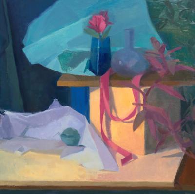 Art Talk: ‘Obscured & Found’ contemporary paintings by Marie Riccio at ...