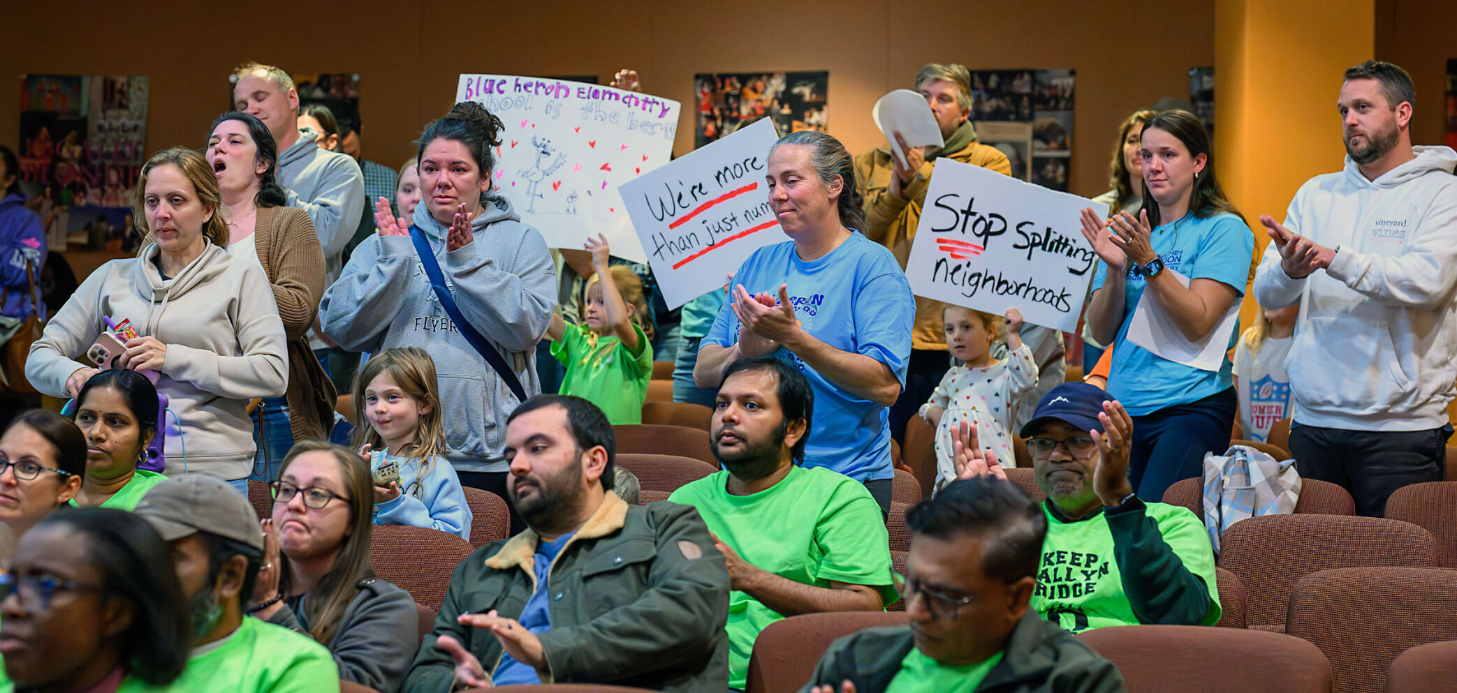 Students, families urge school board to keep neighborhoods together in ...