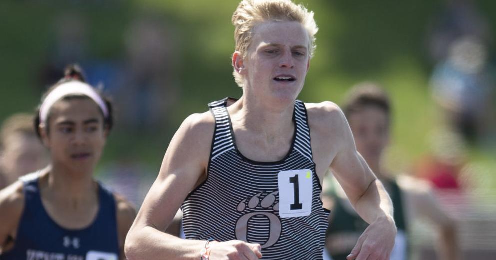 BYU-bound Oakdale senior Lund waiting at starting line for a final ...