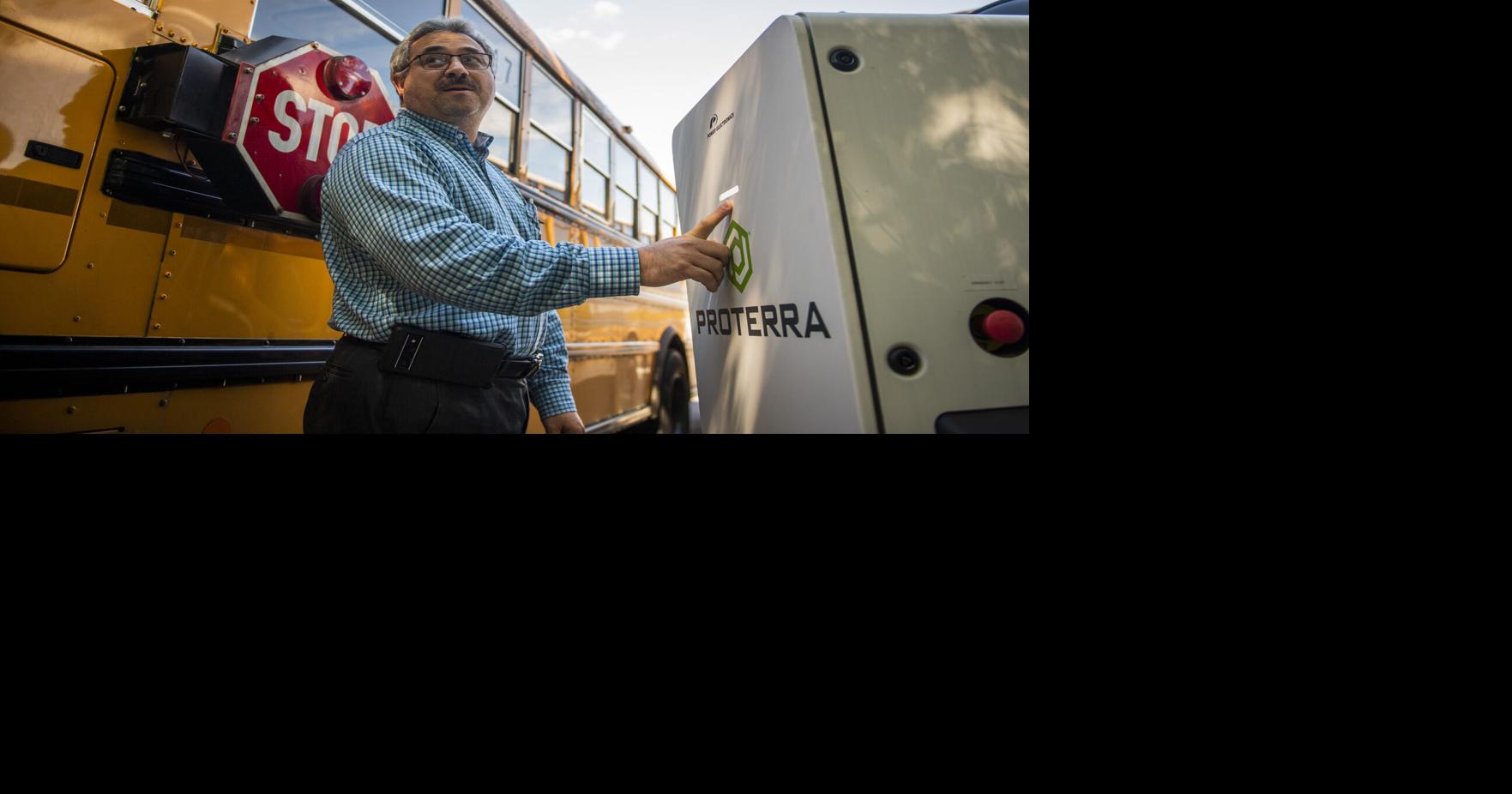 Two fully electric school buses on the roads in Frederick this year ...