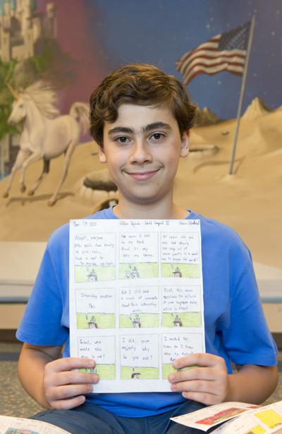 Middle schooler makes a name for himself with comic strip | Education ...