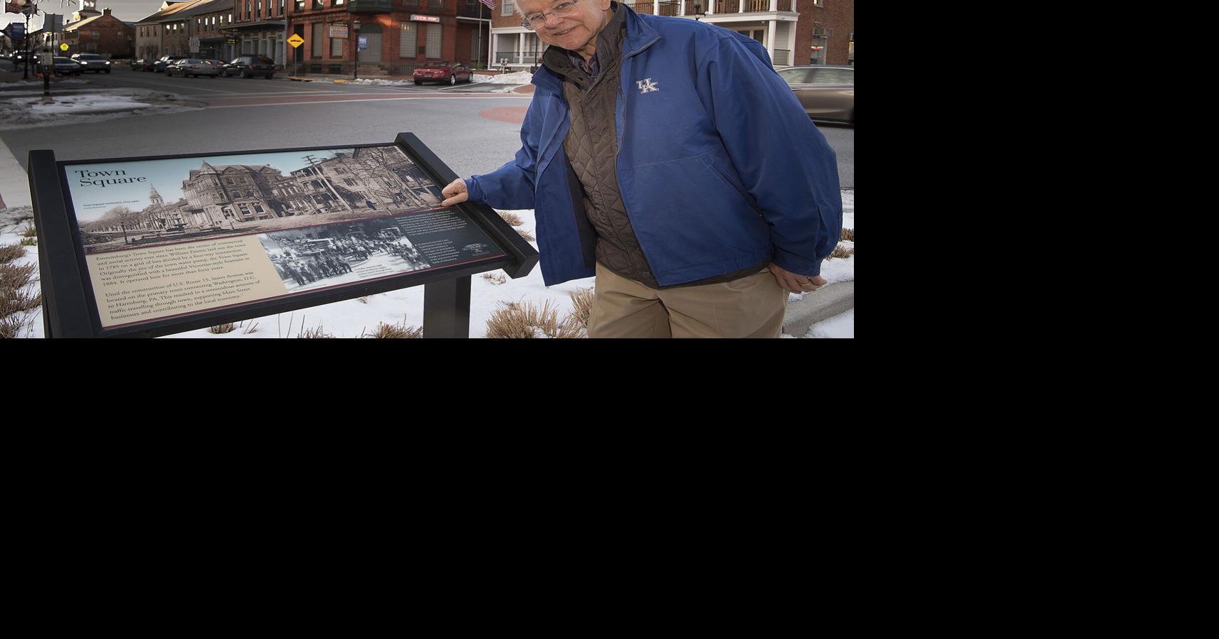 Emmitsburg historical signs displays details key moments in the town's ...