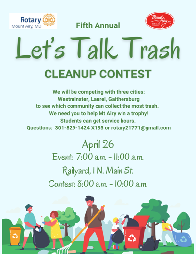 Let's Talk Trash Cleanup Event | Community events & festivals ...