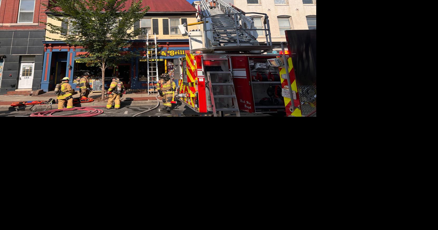 Updated: Two rescued from roofs during downtown Frederick fire ...