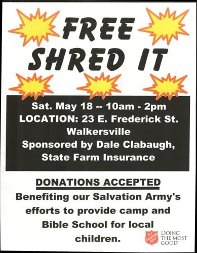 Free Shred It Event | Community events & festivals | fredericknewspost.com