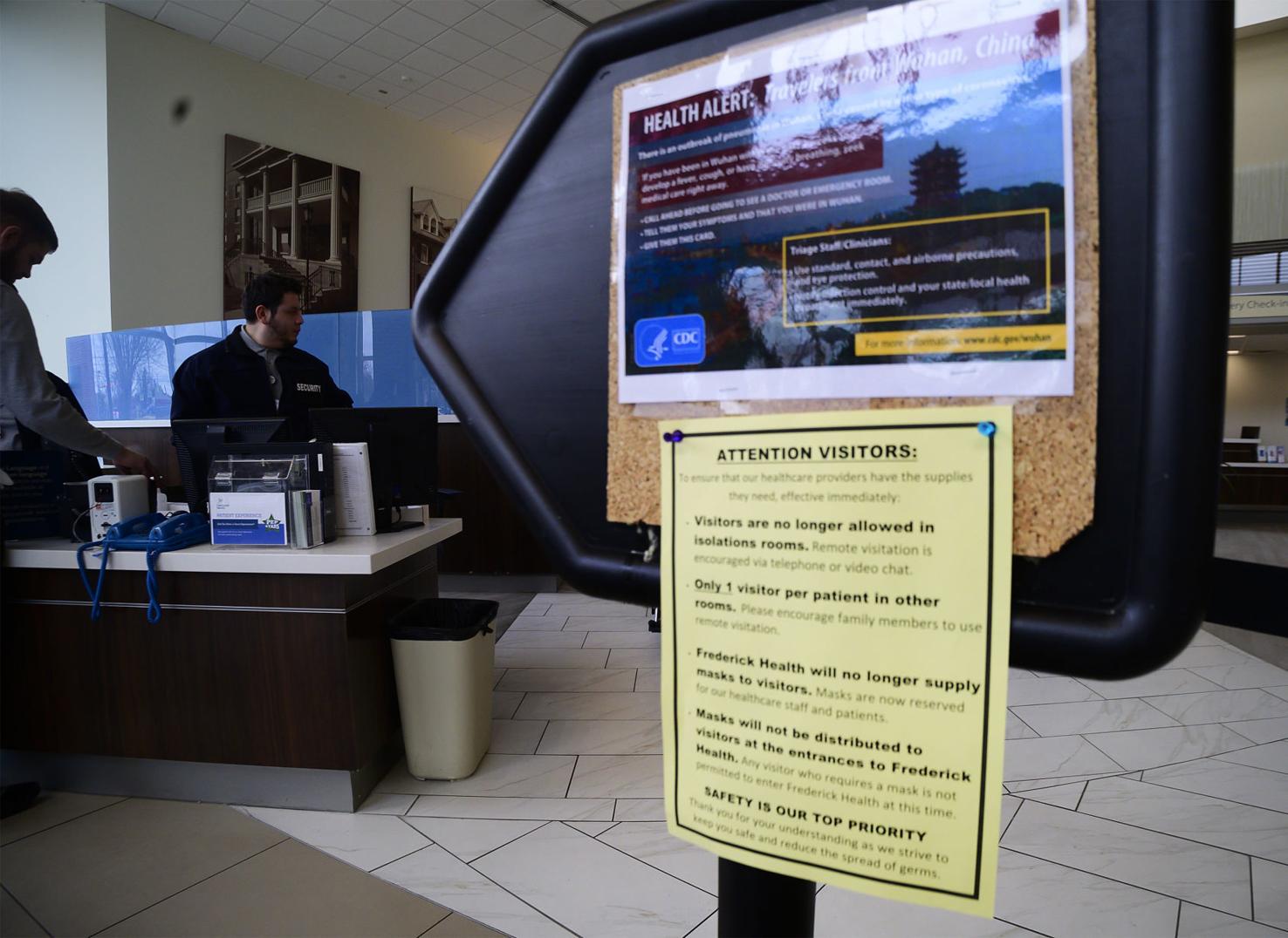 Frederick Health Hospital limits visitors with new policy in response ...