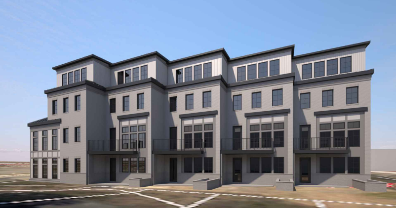 Final site plan approved for 5-unit townhouse project in Frederick ...