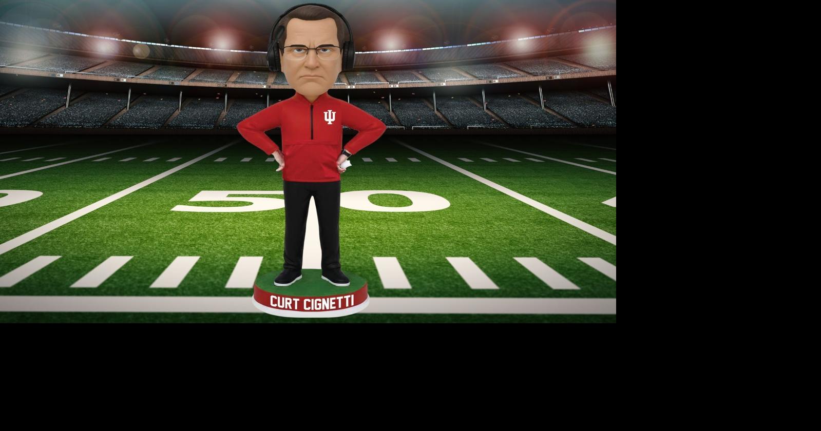 Cignetti bobblehead debuts as proceeds go to Riley Children’s Hospital ...