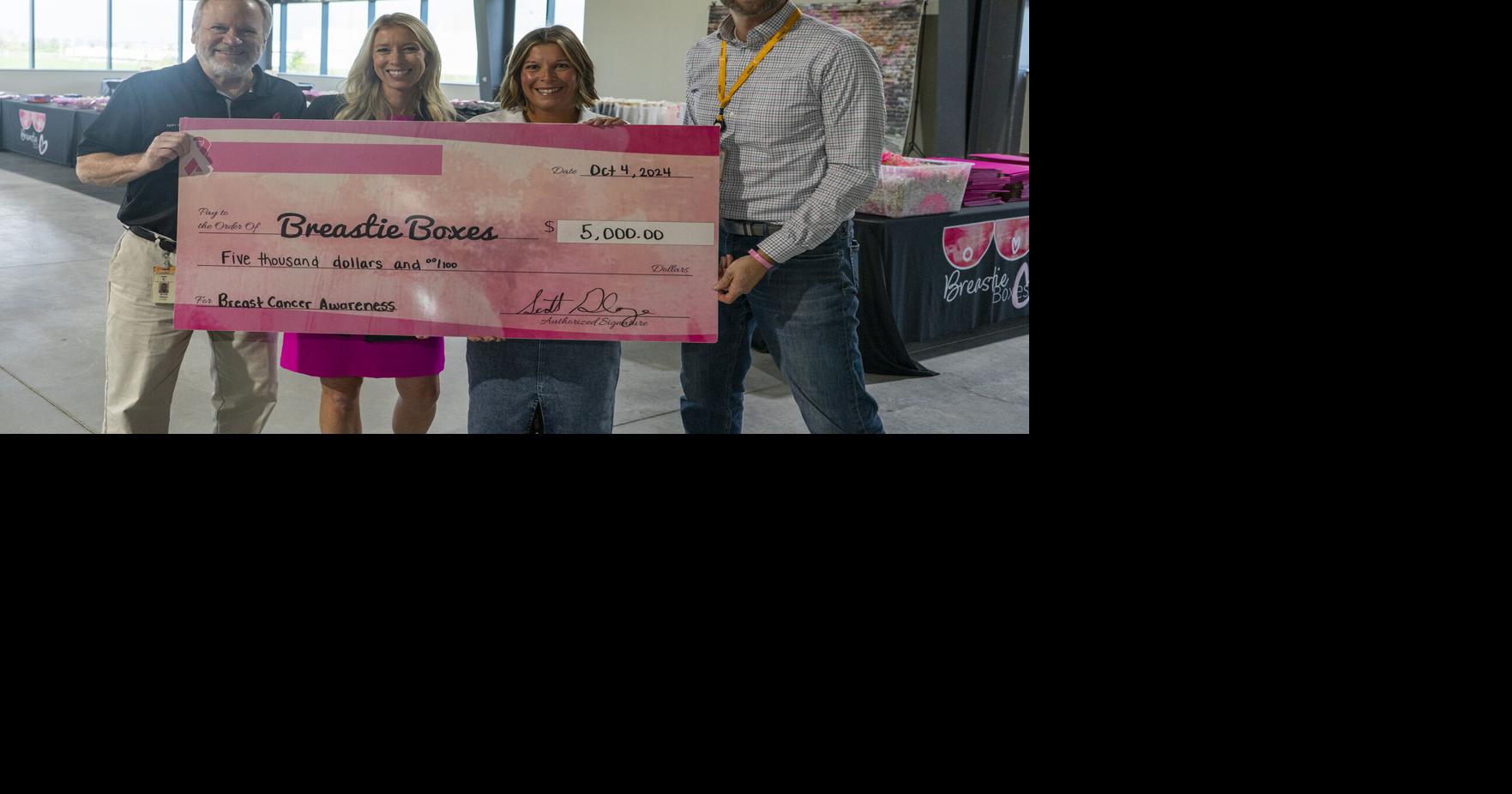 Oct. 9 - Fort Wayne Metals employees pack 125 Breastie Boxes for cancer ...
