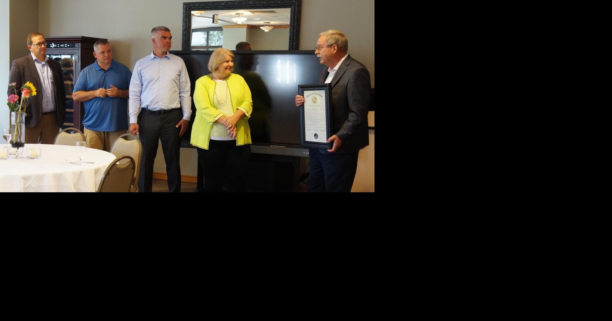 Aug. 12 - Ivy Tech Fort Wayne Chancellor Jerrilee K. Mosier receives ...