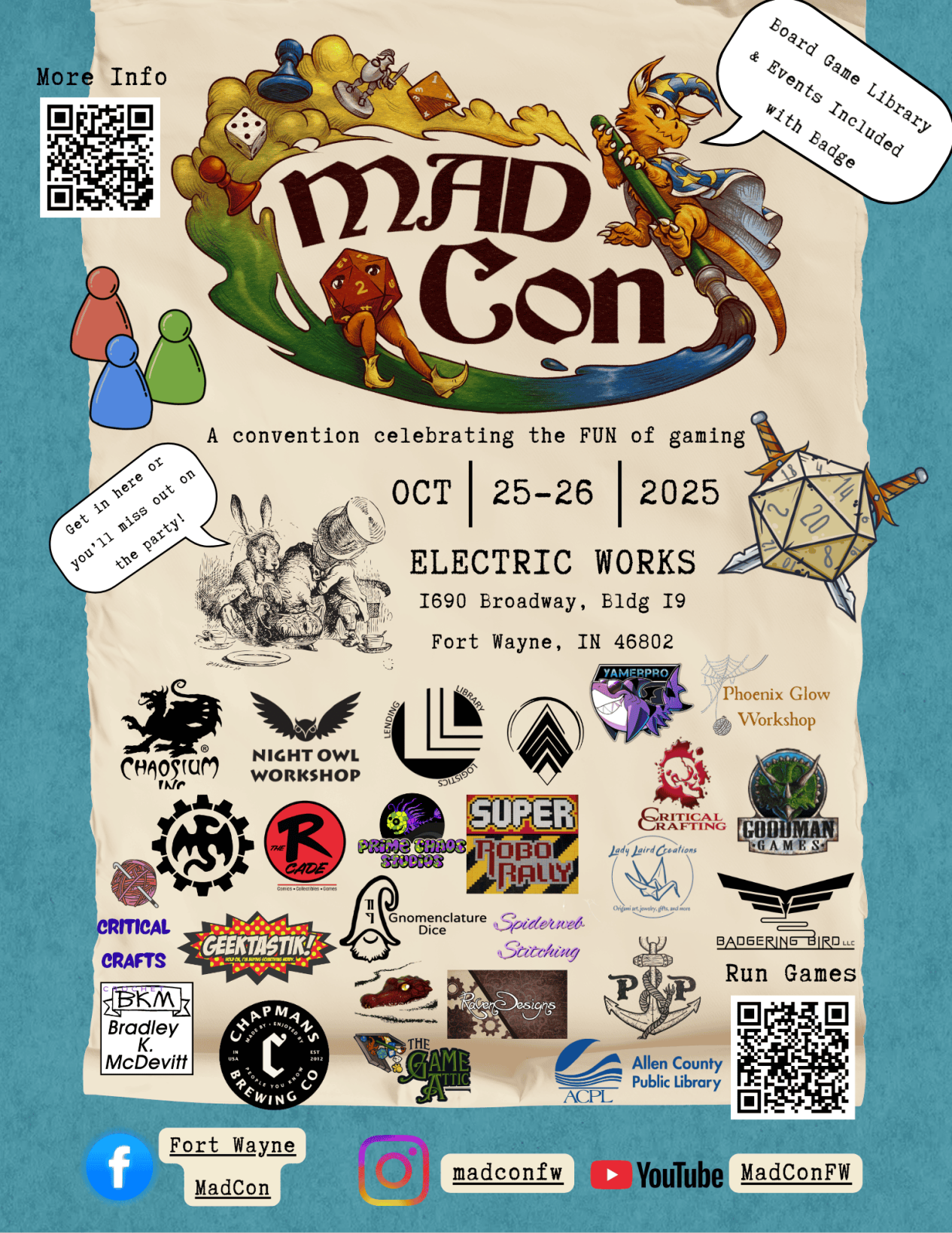 Oct. 6 - New board game convention, MadCon, coming to Fort Wayne | News ...