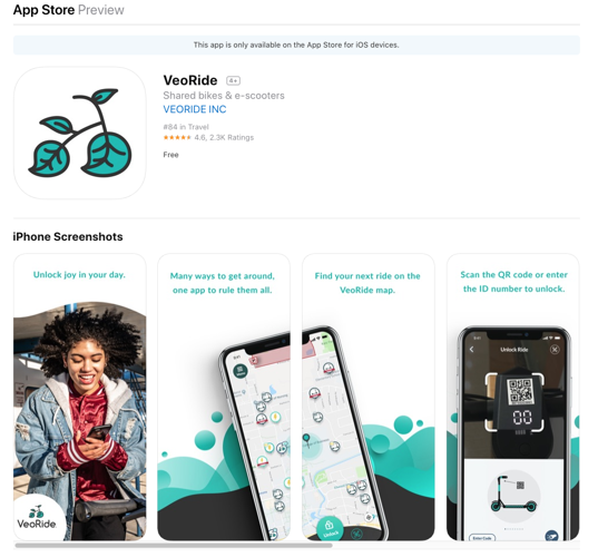 VeoRide starts pilot in Fort Wayne | Fwbusiness | fwbusiness.com