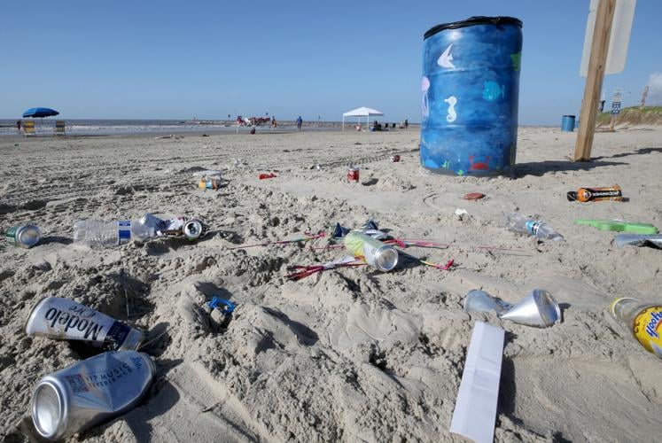 Thousands of pounds of trash cleared from Galveston beaches | Local ...