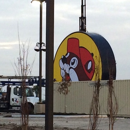 Excitement builds as Buc-ee’s sign rises | Business | The Daily News