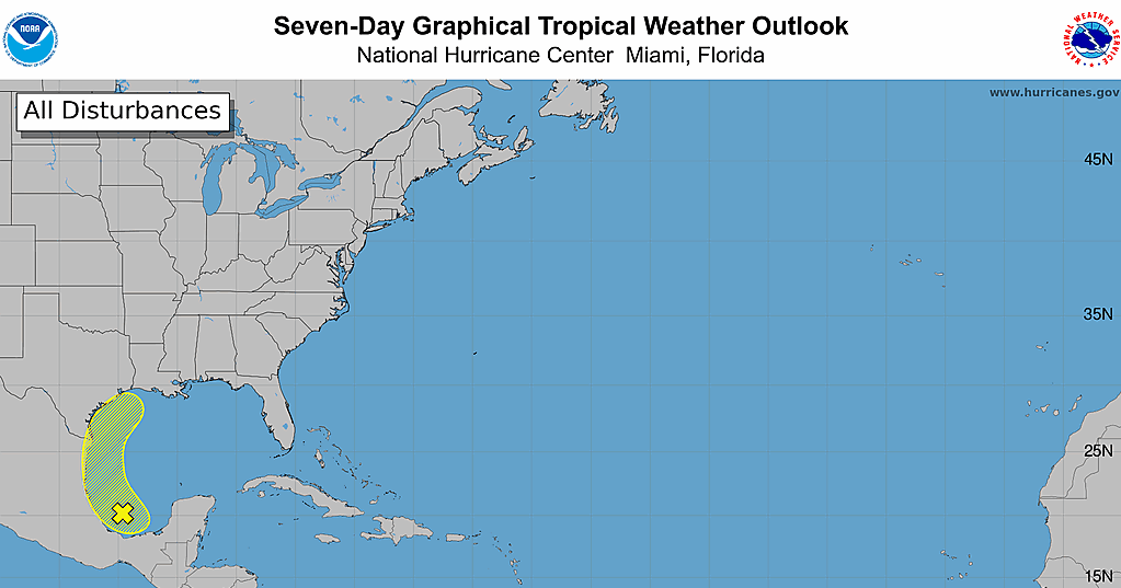 National Hurricane Center monitoring low-pressure system in western ...