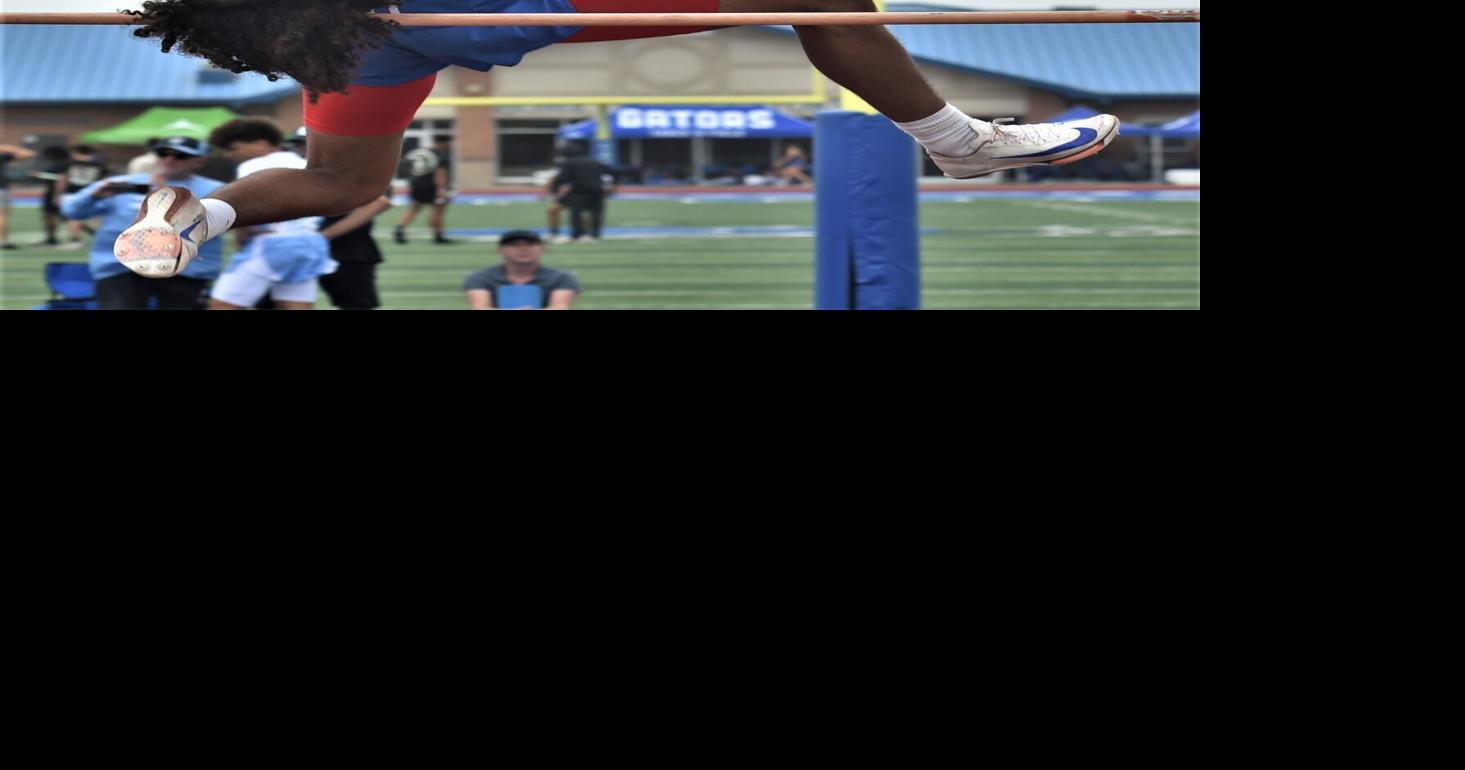 Repeat high jump winner highlights Day 1 of District 24-6A track meet ...