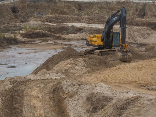 construction sand pit
